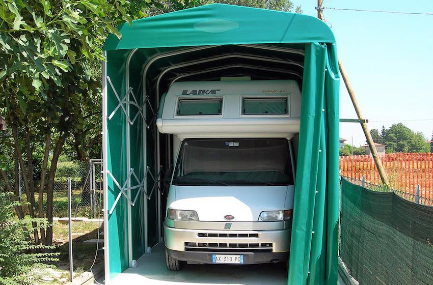 Come proteggere il camper e quali box scegliere - Pleinair