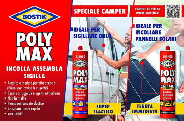 Bostik Poly Max e Gomma Liquida: incollare e sigillare - Pleinair