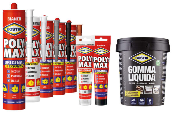 Bostik Poly Max e Gomma Liquida: incollare e sigillare - Pleinair