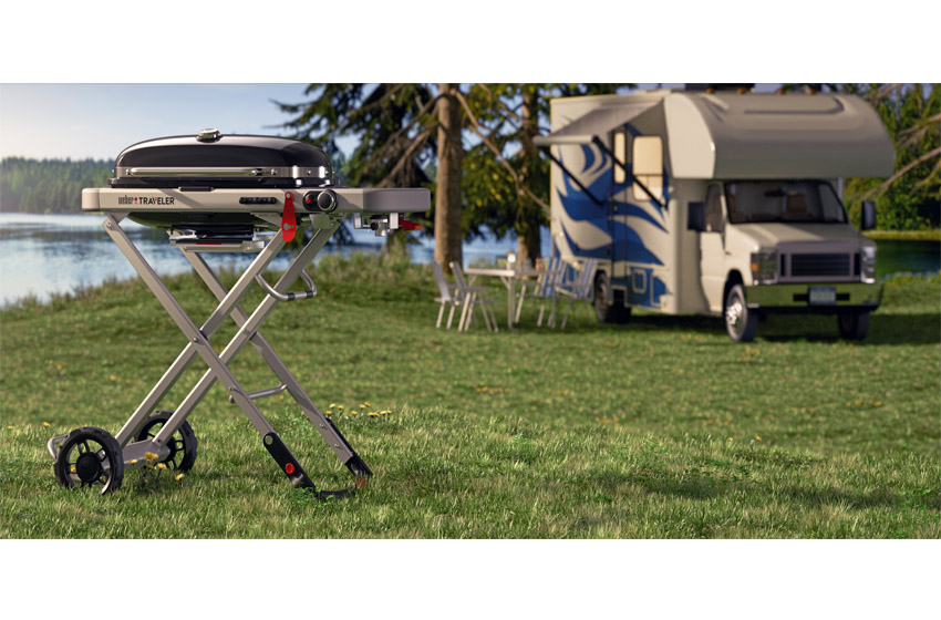 Weber, con Traveler il barbecue va in camper! - Pleinair