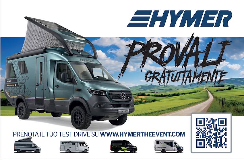 Hymer the event, il test drive del camper - Pleinair