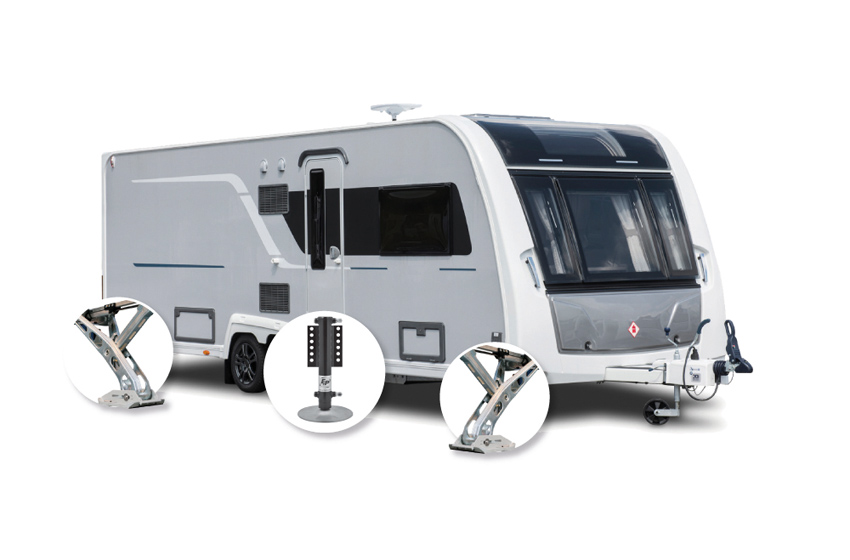 AL-KO E&P: il kit Level C di piedini per caravan - Pleinair